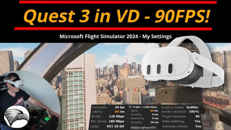 Exploring VR Performance in Microsoft Flight Simulator 2024 with Quest ...